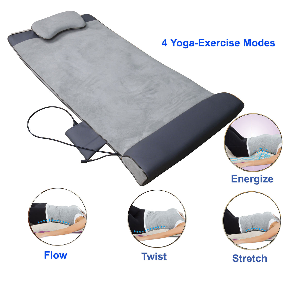 Carepeutic Motorized Yoga-Dynamic Air Compression Back Stretching Mass ...