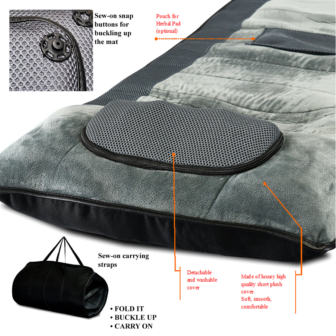 Carepeutic Luxury Comfort Full Body Massage Mat – Carepeutic Outlet